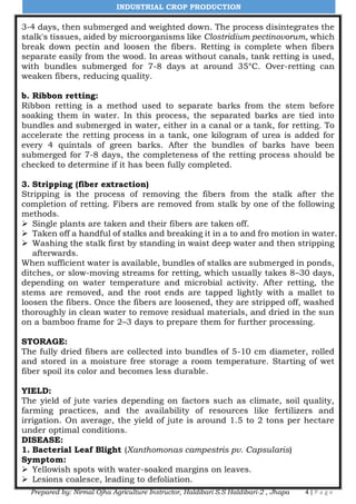 Jute Cultivation practices in nepal with | PDF