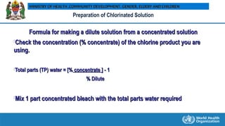 3. Chlorine Preparation, HYGIENIC CONDITIONS .ppt