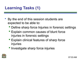 3.0 SHARP FORCE INJURIES and documentation.pptx
