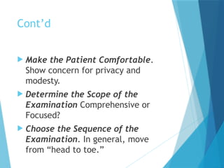 3.General Physical Examination.pptxeieicyc66i | PPTX