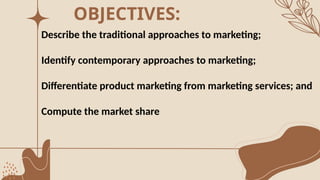 CONTEMPORARY APPROACHES IN PRINCIPLES OF MARKETING | PPTX
