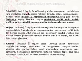 3. INQUIRY LEARNING pembelajaran inquiri | PPT