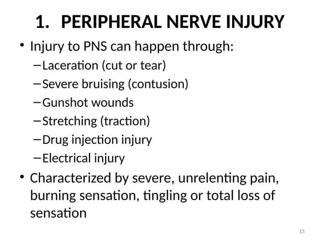 3. Peripheral nerve lesions.pptx plexus injuries | PPT
