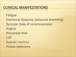 3.COA,AS&PS-Acyanotic heart Disease, Pedia Notes | PPT