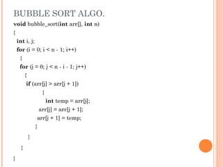 3.Analysis of insertion and bubble sort.ppt
