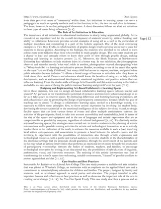 Creating Collaborative Learning Spaces through Art Initiatives (www.kiu ...