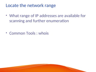 Types of NETWORK RECONNAISSANCE with its Cases.ppt