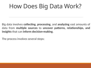 What is big data and 5'v of big data.... | PPT