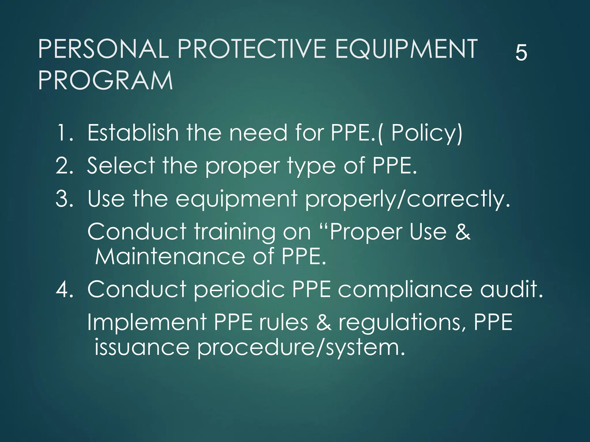 3. Personal Protective Equipment - Hazard Assessment and Equipment ...