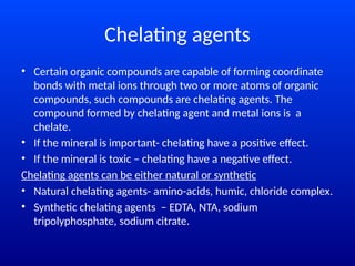 3. Metal ions in watein water supply system | PPT