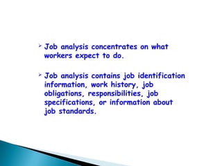 Definition, Benefits, Purpose Job Analysis.ppt