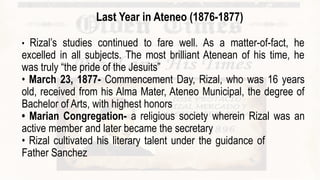 3.-Rizal-in-the-Ateneo de manila.lesson three | PPTX