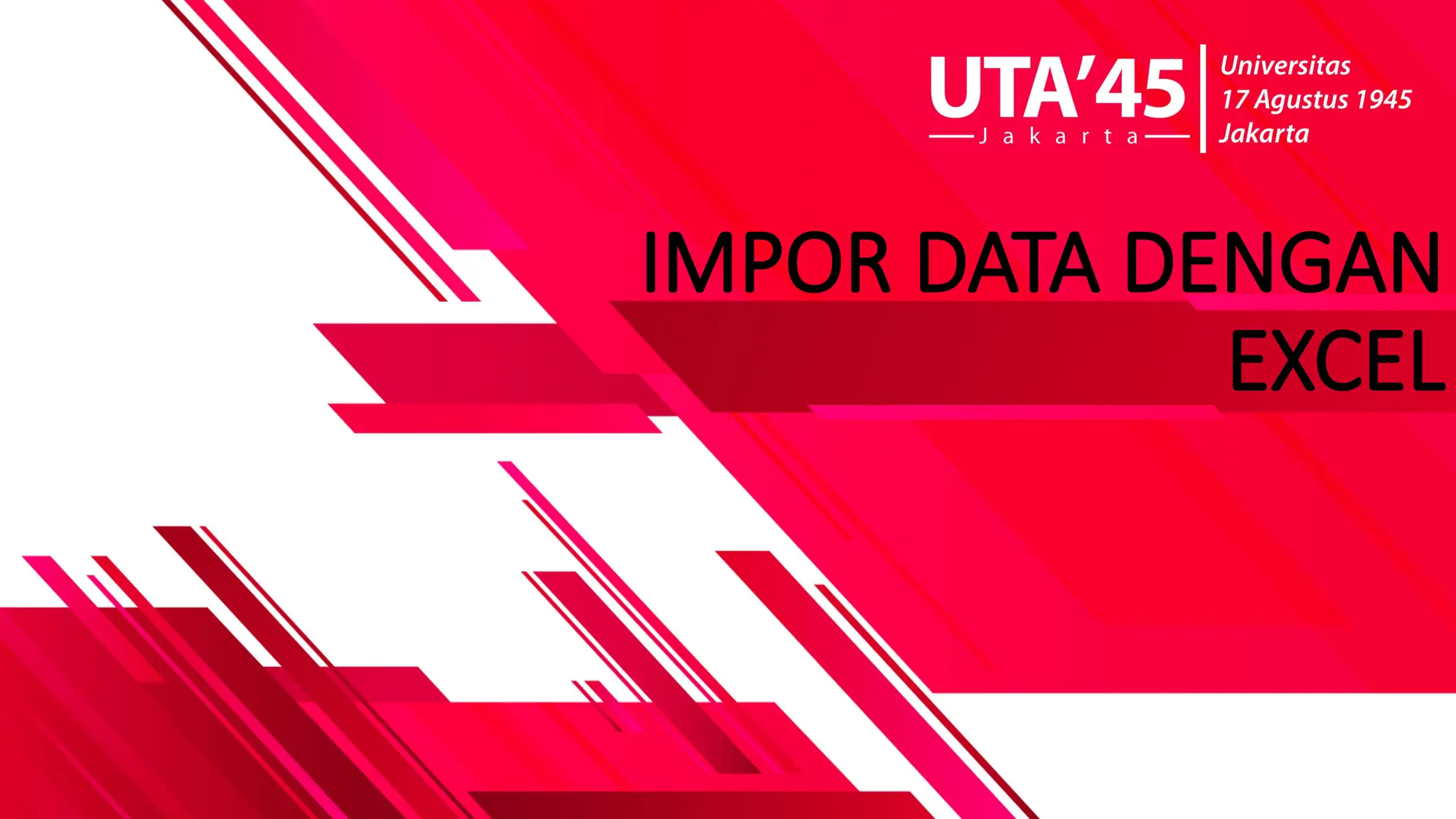 3. Pertemuan III Impor Data dengan Excel.pptx