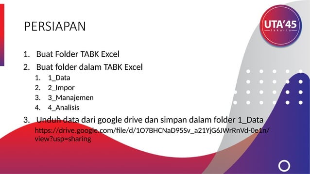 3. Pertemuan III Impor Data dengan Excel.pptx
