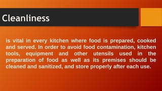 3.cleaning and sanitizing kitchen tools and equipments | PPTX