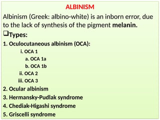 Inborn Error of Protein and amino acid Metabolism | PPTX