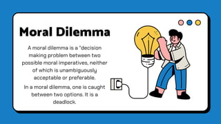 THE THREE LEVELS OF MORAL DILLEMA BY DELA ROSA | PDF
