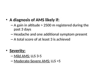 3. AMS acute mountain sickness and its treatment.ppt