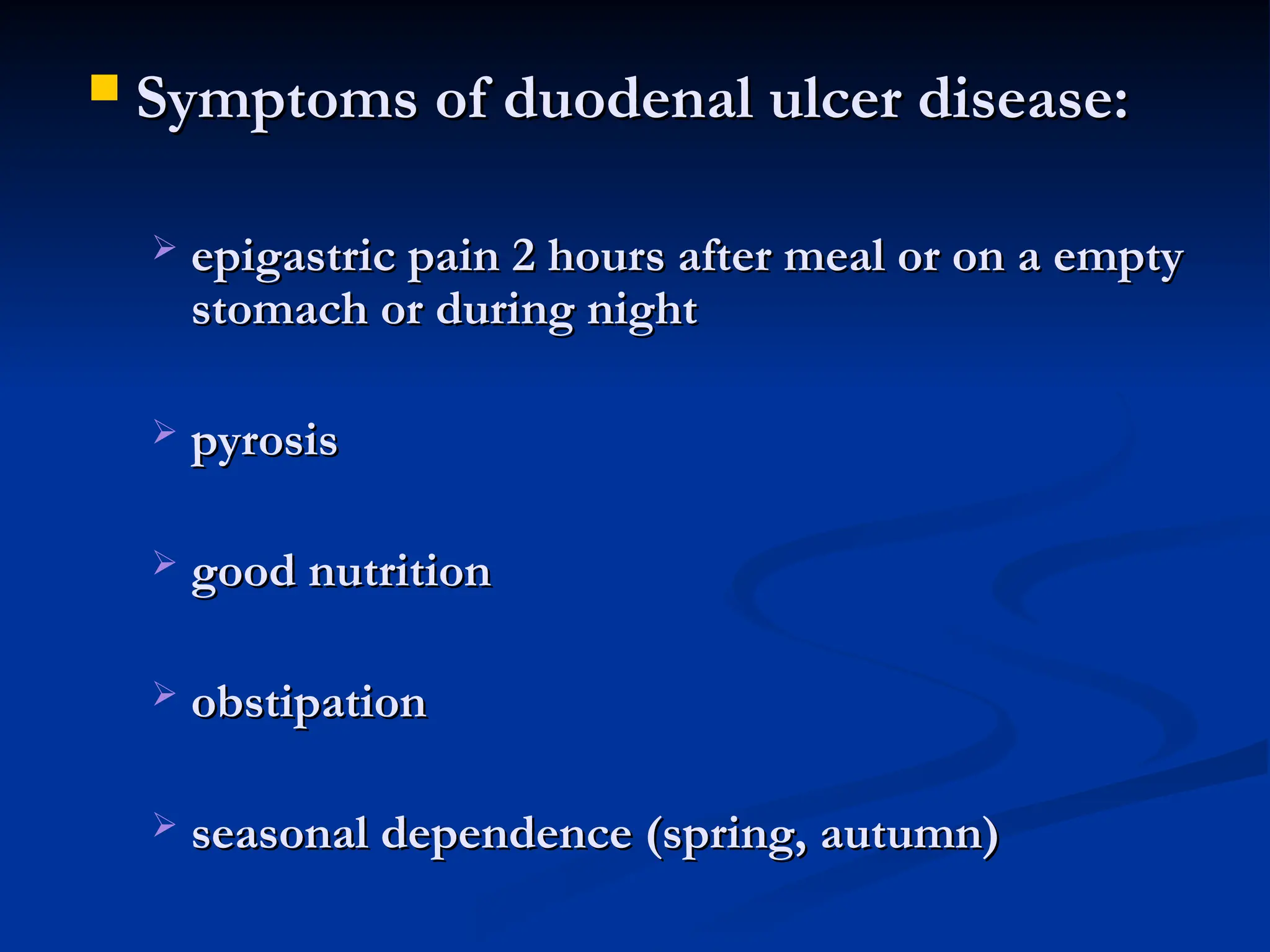 Theme of lecture: the gastric and duodenum ulcer disease. | PPT