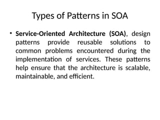 3. Key Components and Patterns of SOA.pptx