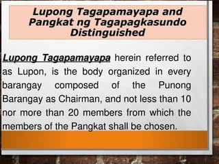 3. The Law on Katarungang Pambarangay.ppt