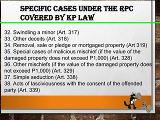 3. The Law on Katarungang Pambarangay.ppt