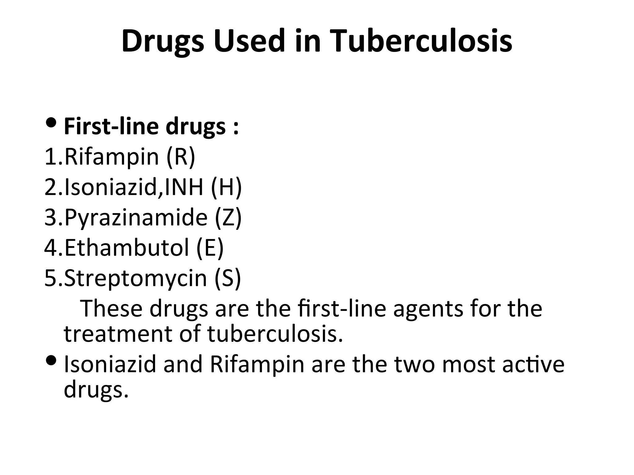 3. Anti-Tuberculosis Drugs, mechanism of action and side effectsppt | PPT