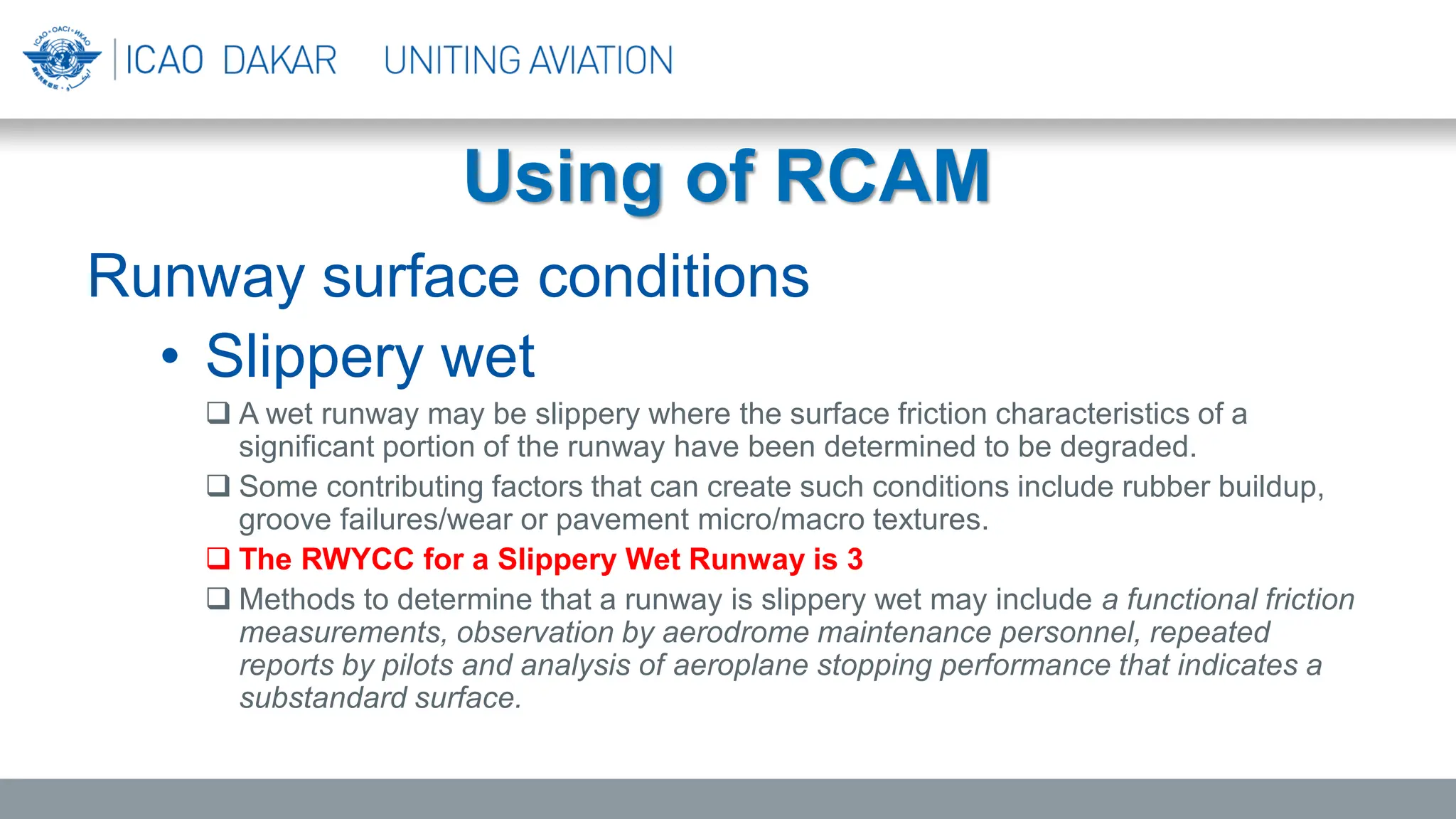 The RCA and runway condition report RCR aviation | PDF