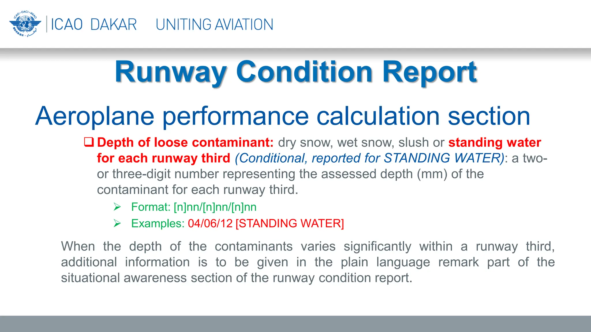 The RCA and runway condition report RCR aviation | PDF