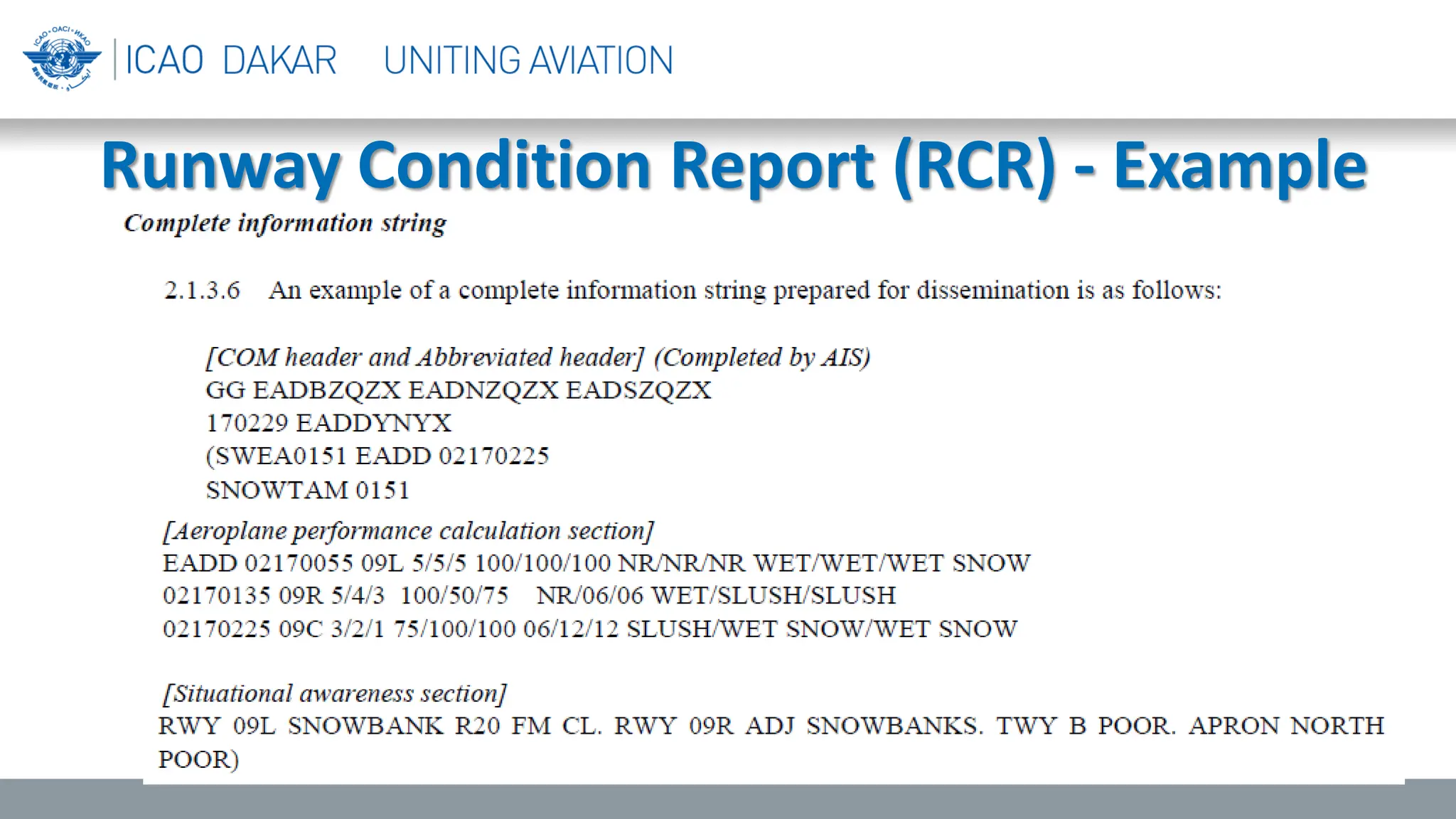 The RCA and runway condition report RCR aviation | PDF