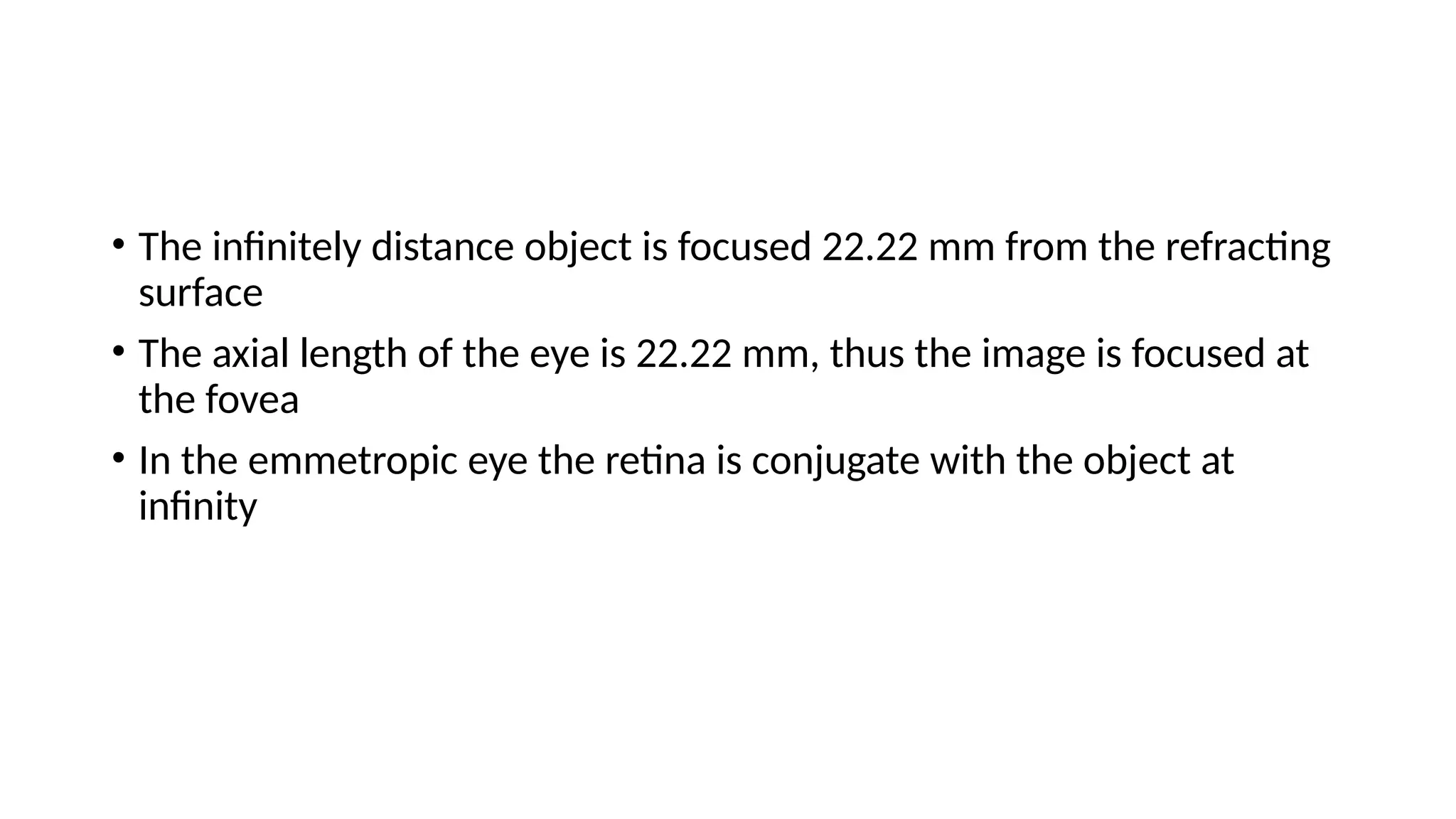 Anatomy of the schematic eye and how it evolved | PPTX
