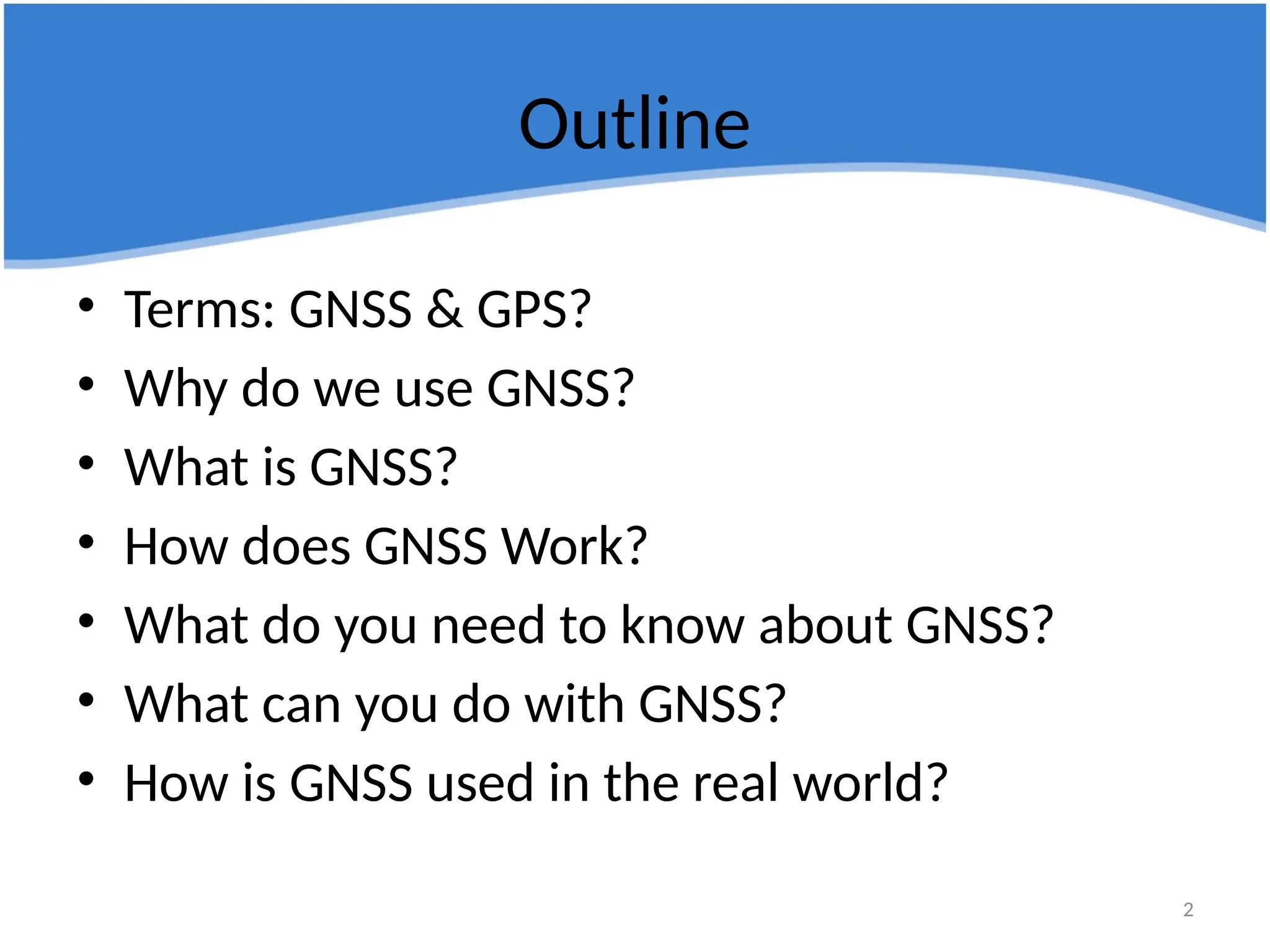 Advanced Global Navigation Satellite Systems (GNSS) | PPT
