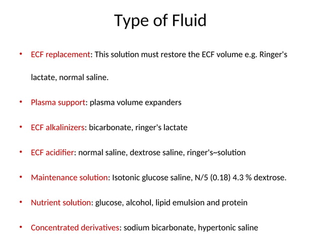 Fluid therapy in animals and its importance | PPT