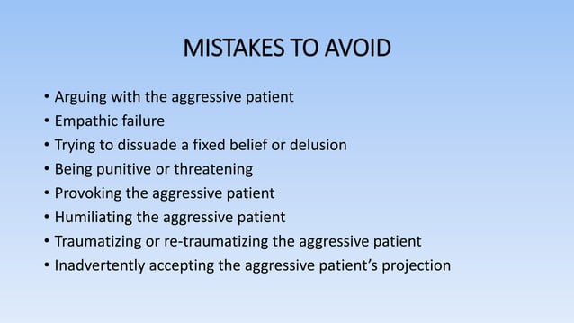 DEESCALATION TECHNIQUES powerpoint presentation | PPT