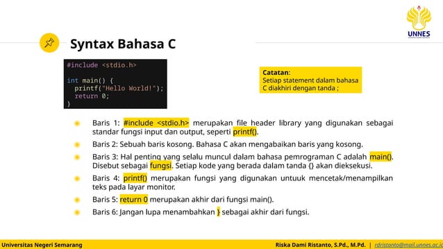 3. Bahasa Pemrograman C Algoritma Pemrograman.pptx