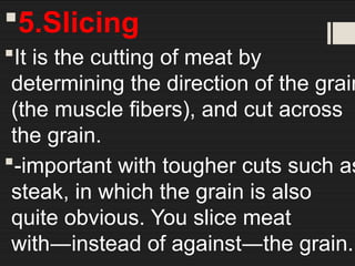COOKERY 10 TECHNOLOGY AND LIVELIHOOD EDUCATION: STRUCTURE OF MEAT | PPT