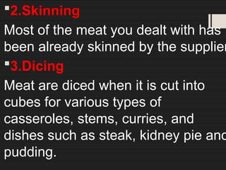 COOKERY 10 TECHNOLOGY AND LIVELIHOOD EDUCATION: STRUCTURE OF MEAT | PPT