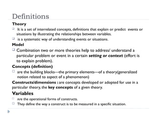 3. theory and model.pptx for better understanding | PPTX