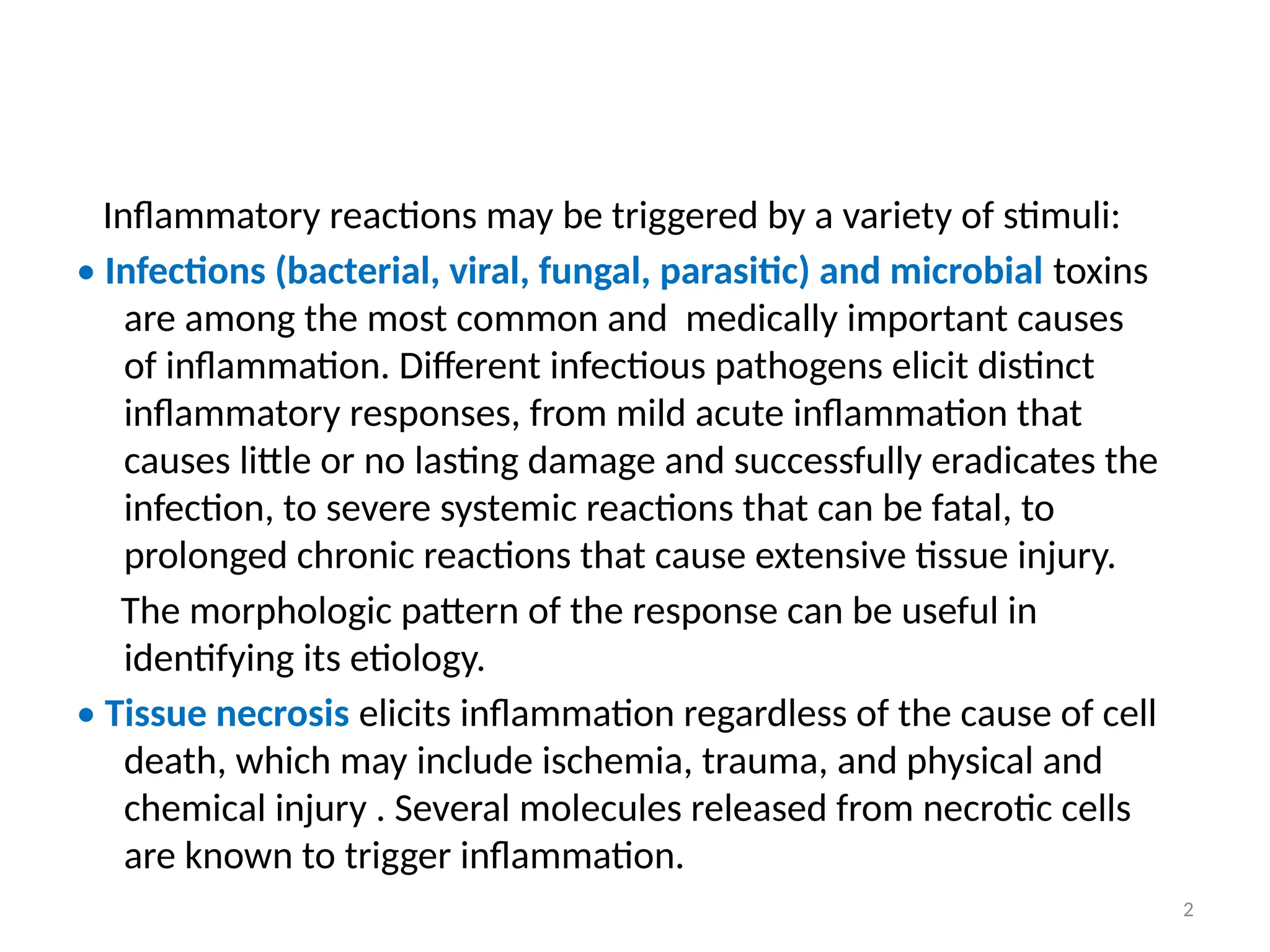 3.ii CAUSES OF INFLAMMATION (1).pptx pathology | PPTX