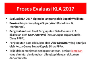 3._PPT_Evaluasi_KLA (1).ppt. Indikator Evaluasi Layak Anak | PPT