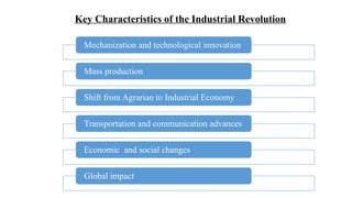 slides on industrial revolution - society, environment & engineering | PPTX