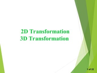Transformations Matrix Representations-2.ppt