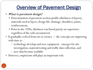 3.1-Overview of Pavement. flexible pavement designpdf | PDF