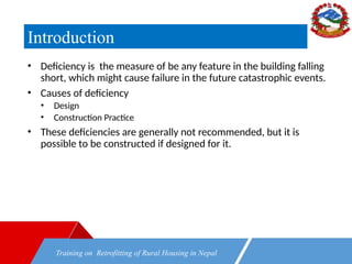 presentation of deficiency and Damages in building.pptx