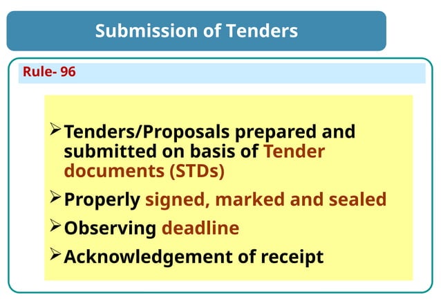 3.Tender Opening.ppt PPR TRAINING PPR TRAINING | PPT
