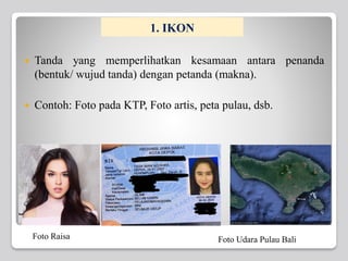 Unsur-unsur Tanda Dalam Semiotika : ikon,indeks, simbol | PDF