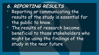 The process of Research Making. practical | PPTX