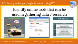 Grade 6 ICT GATHERING AND ORGANIZING INFORMATION.pptx