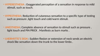 3. SENSORY SYMPTOMS of cns in general med.pptx