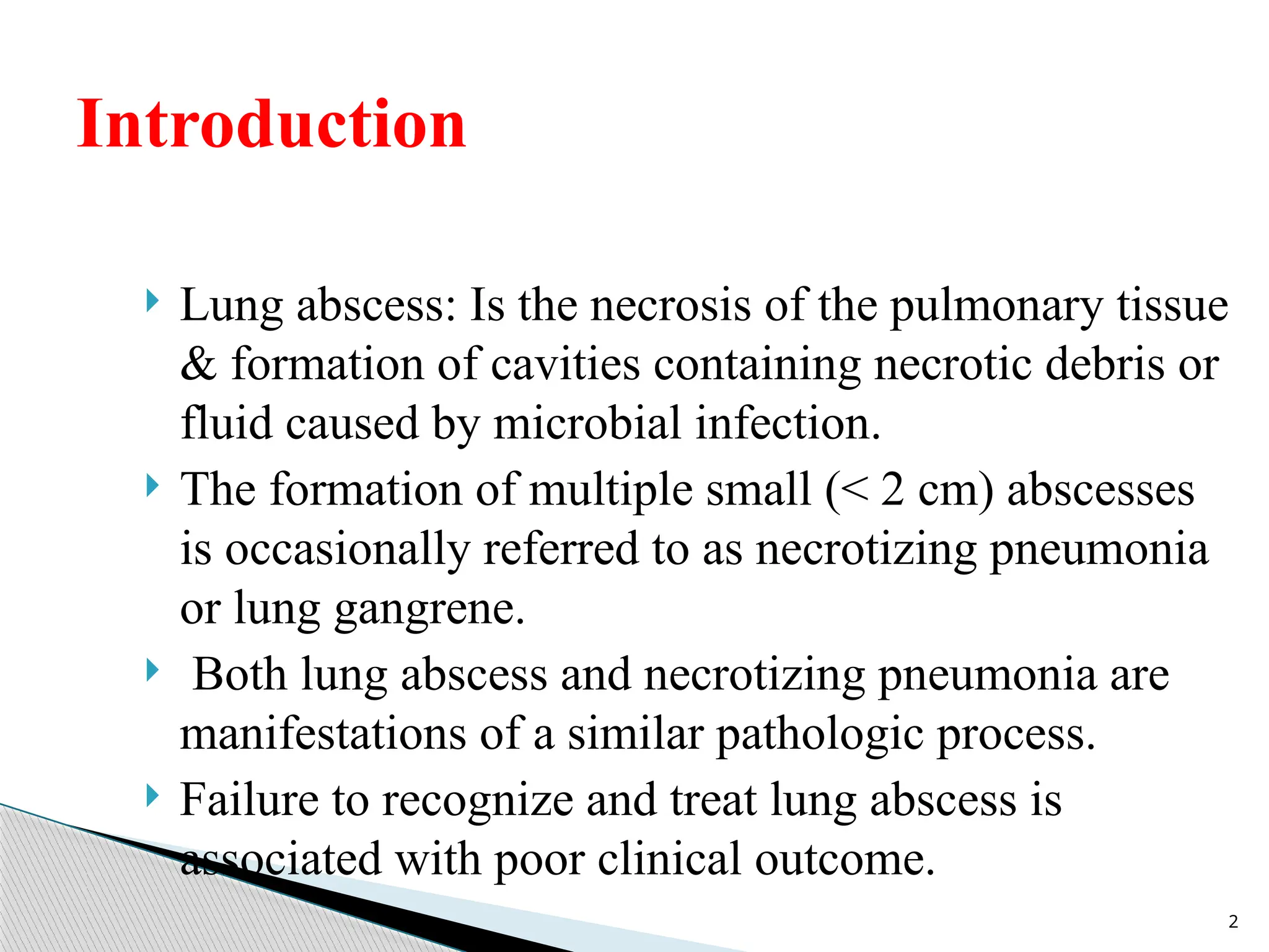 3. Diagnosis & Management of Lung Abscess.pptx